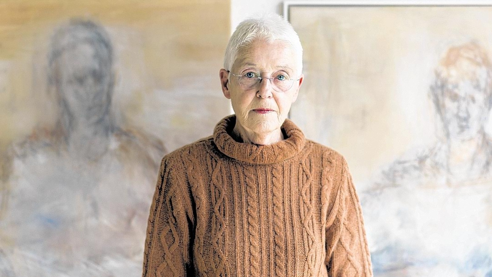 Anna Schriever malt rätselhafte Menschen im Nebel