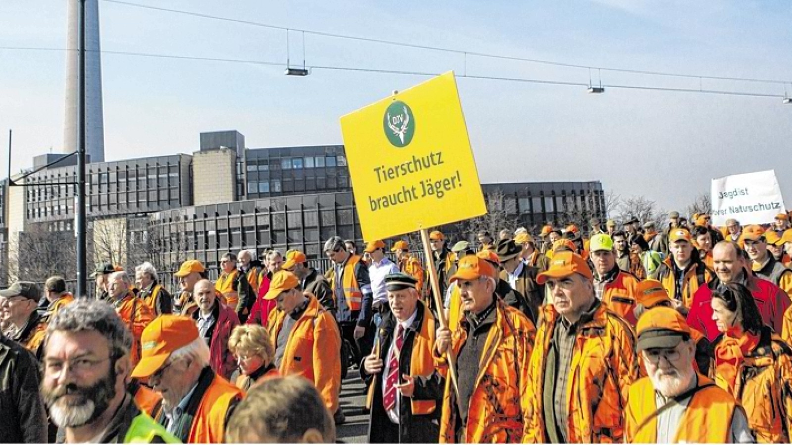 Jäger sehen ihre Demo in Düsseldorf als Erfolg