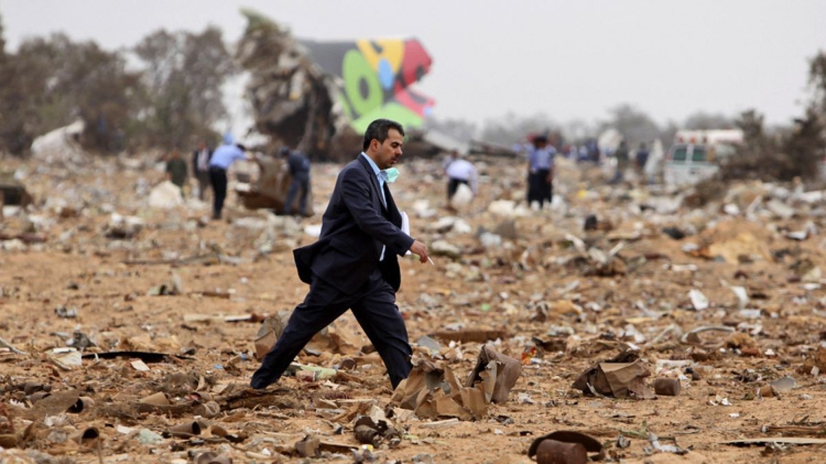 Flugzeugabsturz in Tripolis