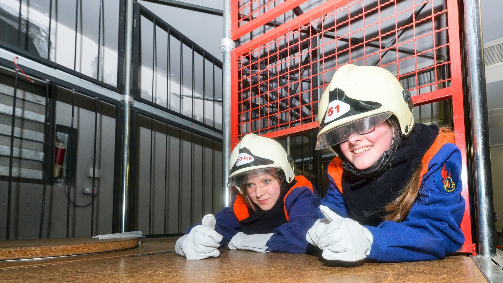 Am Girls’ Day einmal in Witten Feuerwehr spielen