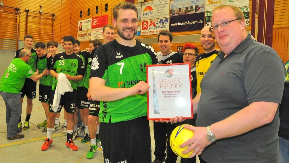 Viele Glückwünsche für Meister TuS Volmetal