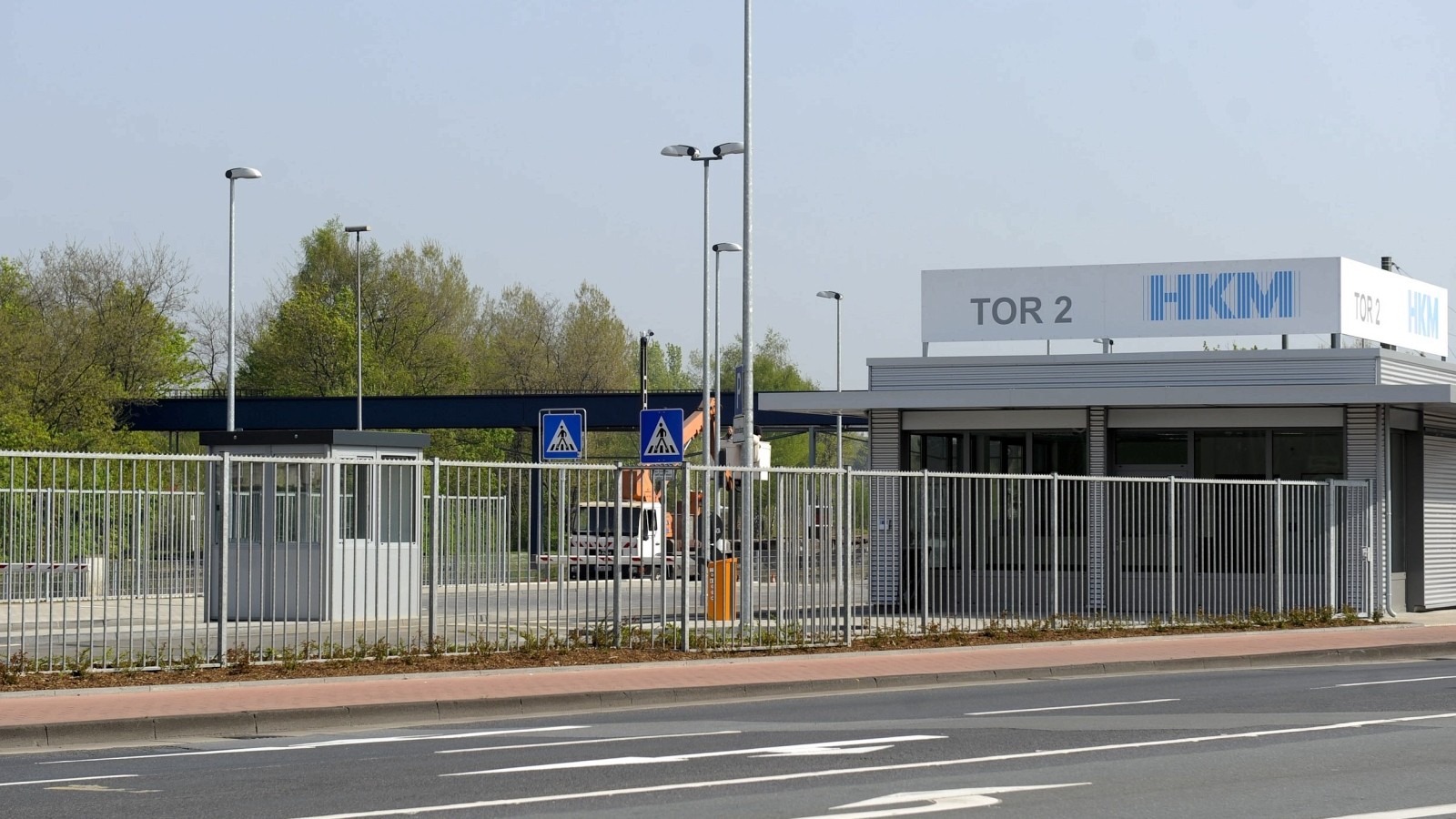 Tor 2: Neue Zufahrt aufs HKM-Gelände