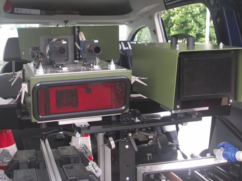 Der neue Laser-Blitzer der Polizei