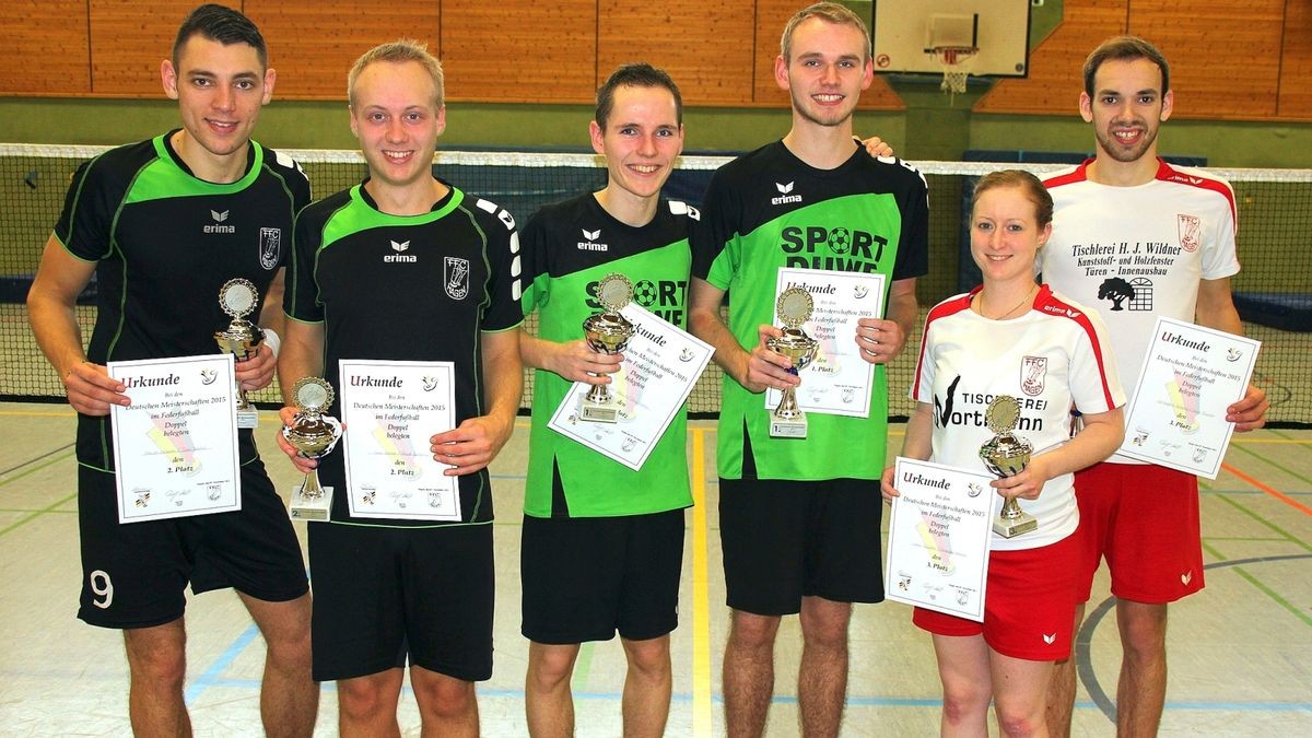 Im Finale beste Werbung für Federfußball-Sport betrieben