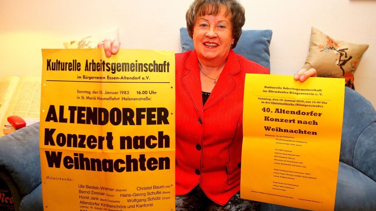Ute Werner versammelt Chöre zum 40. Mal in Altendorf