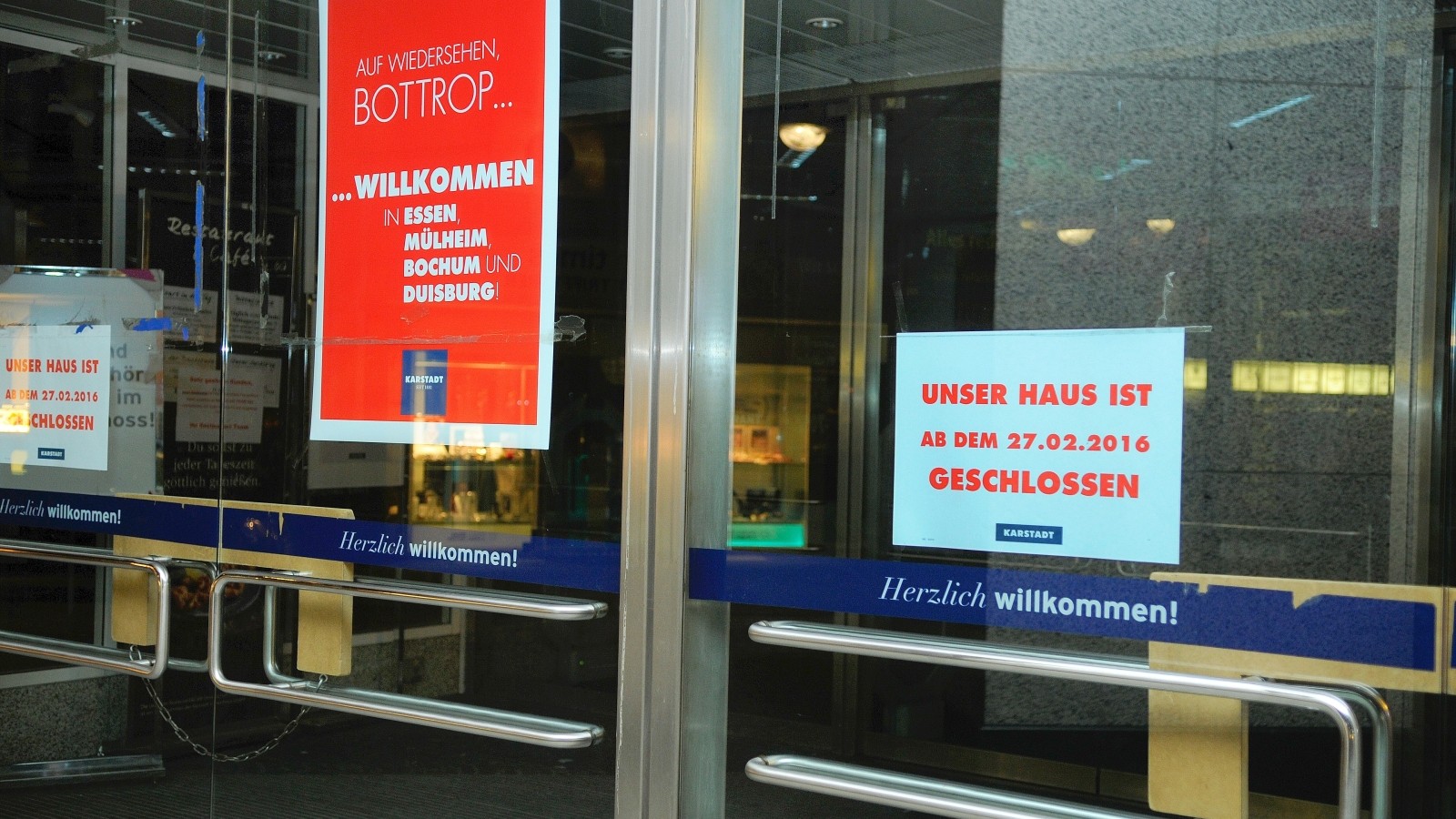 Karstadt-Kaufhaus in Bottrop ist jetzt Vergangenheit