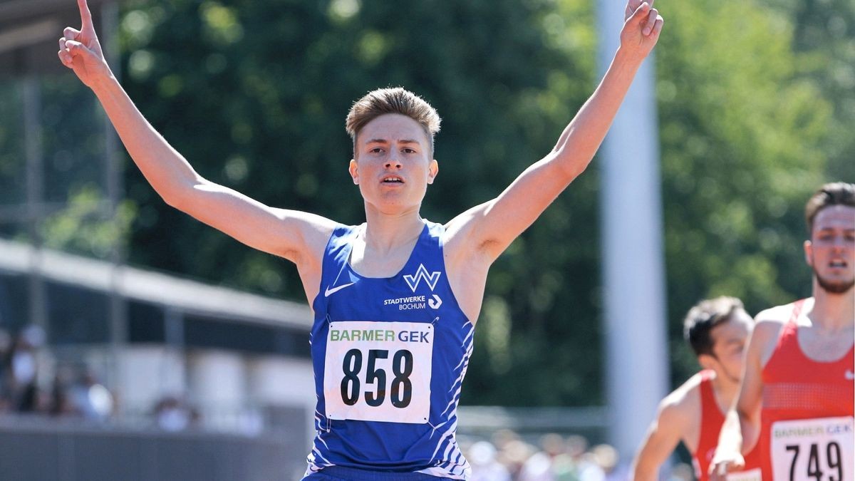 Marius Probst läuft auf Platz vier