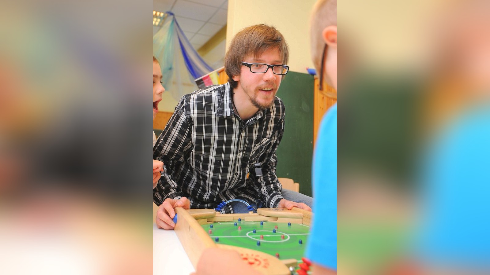 Für die Kinder ist Ronny ein Star