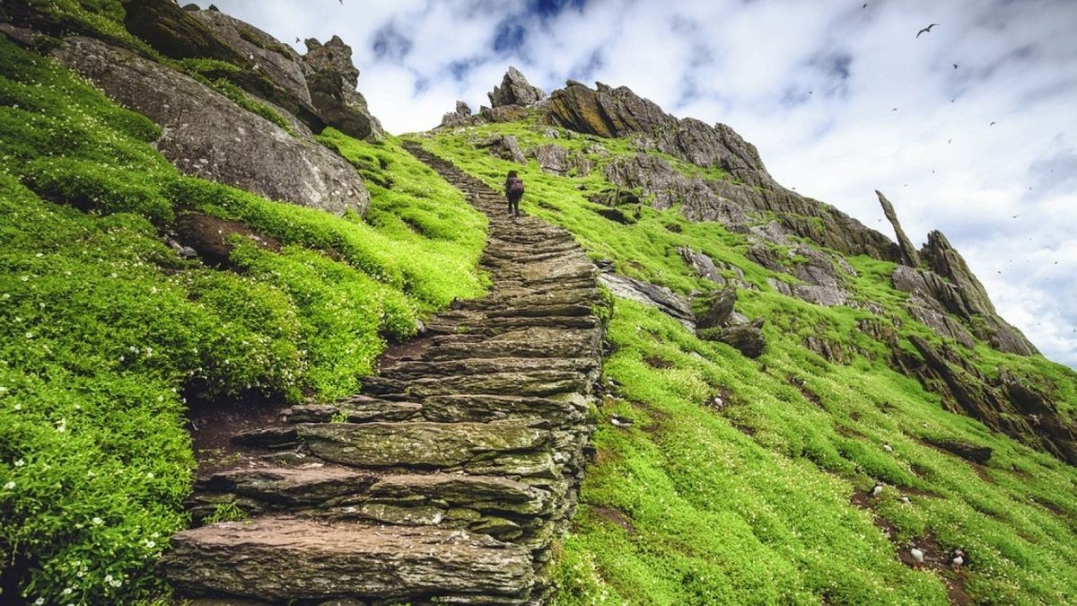 Skellig Michael: Steiler Fels mitten im Atlantik