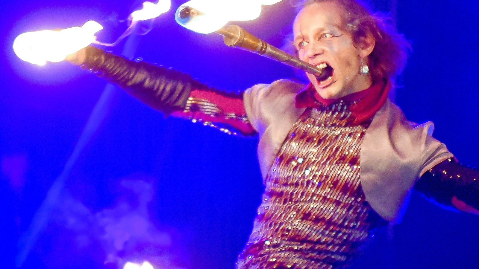 Heiße Show in der Gelsenkirchener Innenstadt