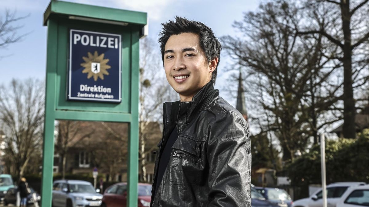 Aaron Le ist Polizist - und spielt im TV einen Polizisten