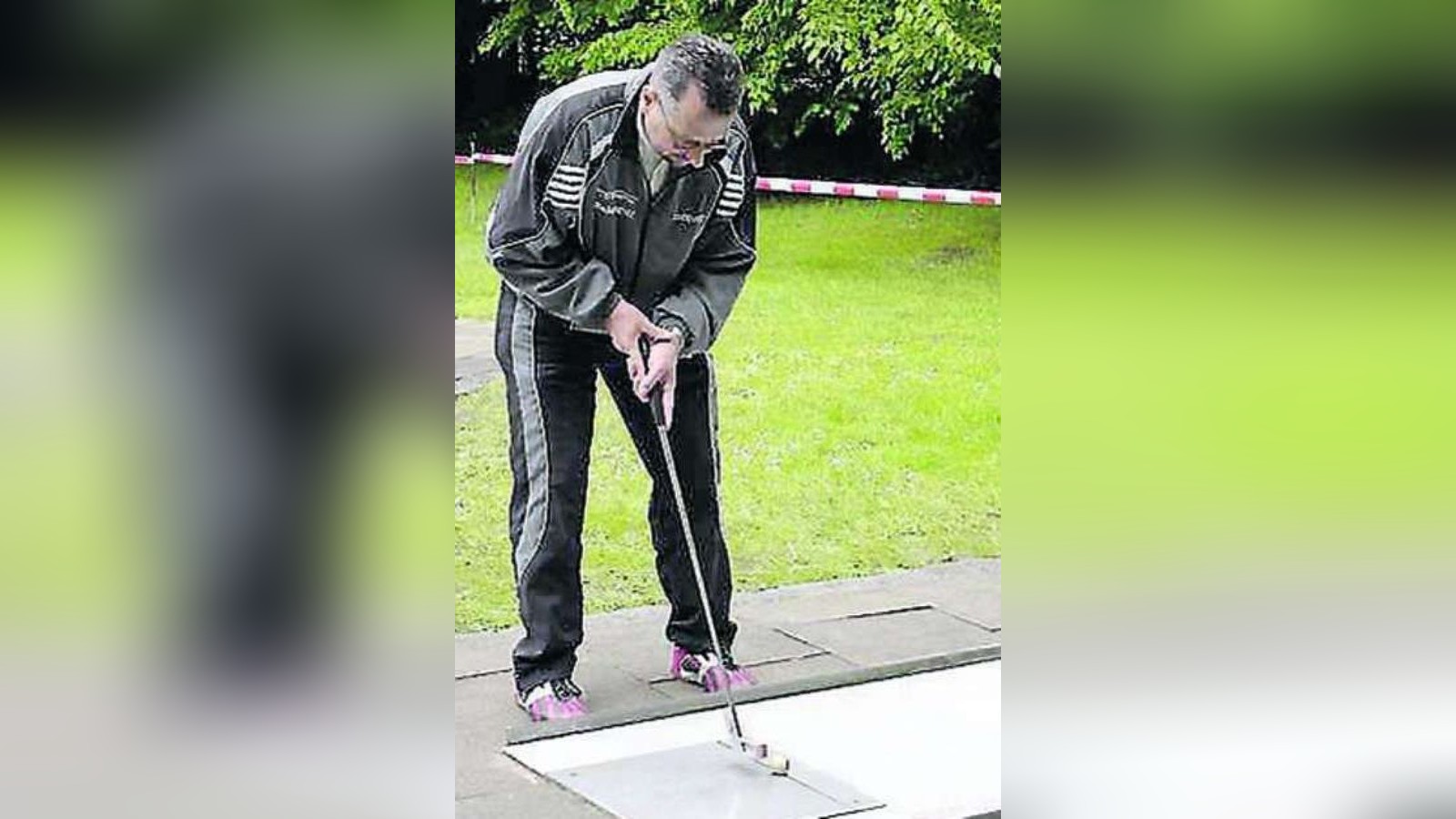 Dirk Otten locht auf jeder Bahn mit Ass ein