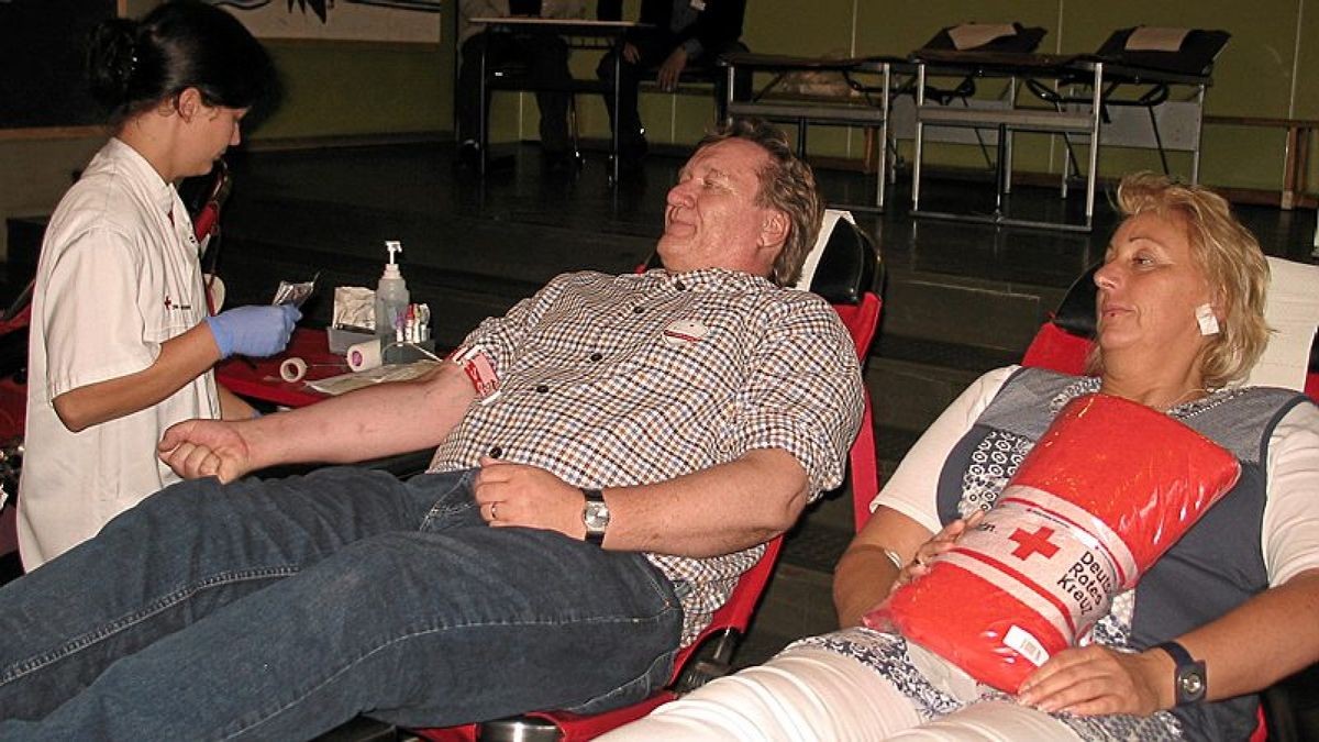 Ein Stich, dann fließt der Lebenssaft