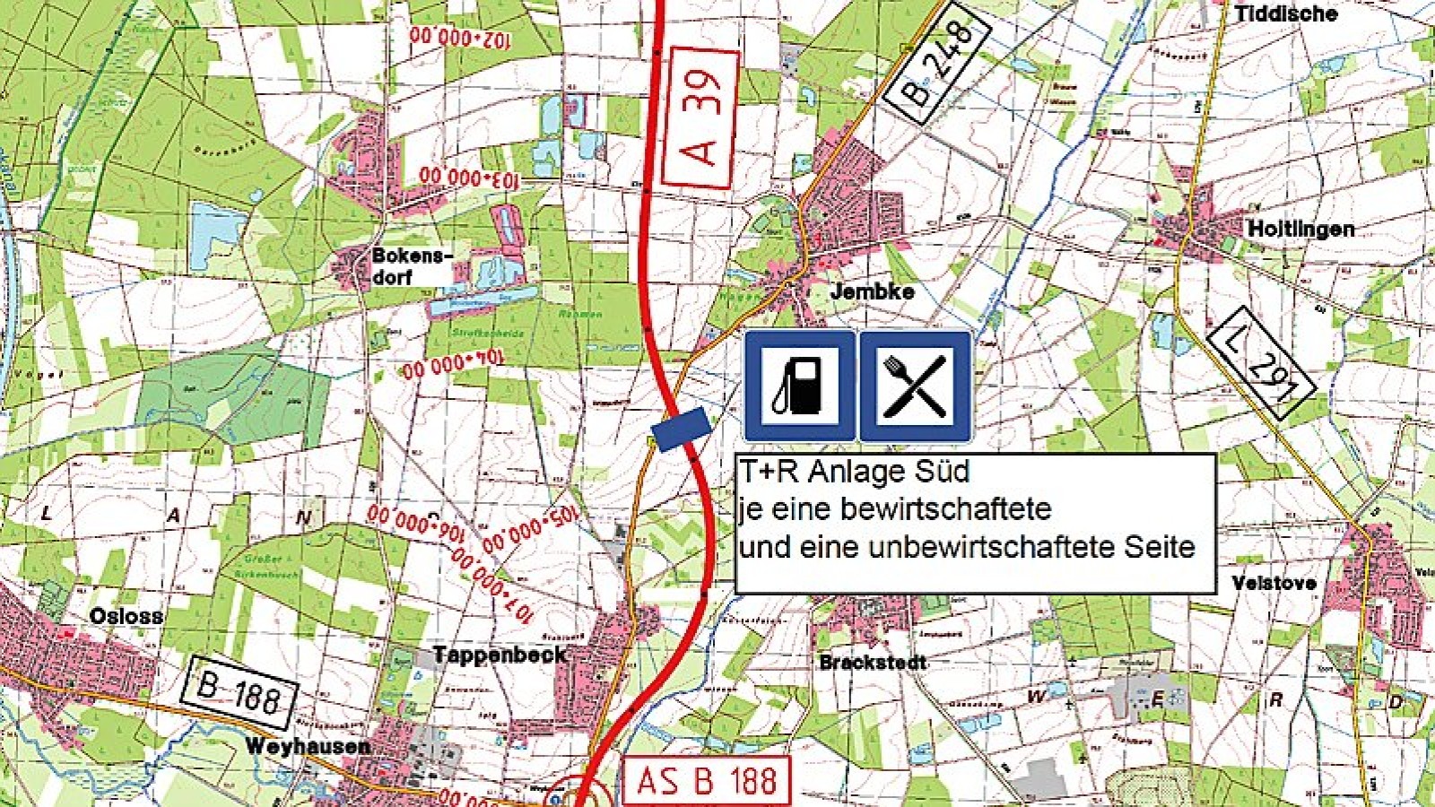 Autobahn-Rasthof bei Jembke – „eine große Katastrophe“