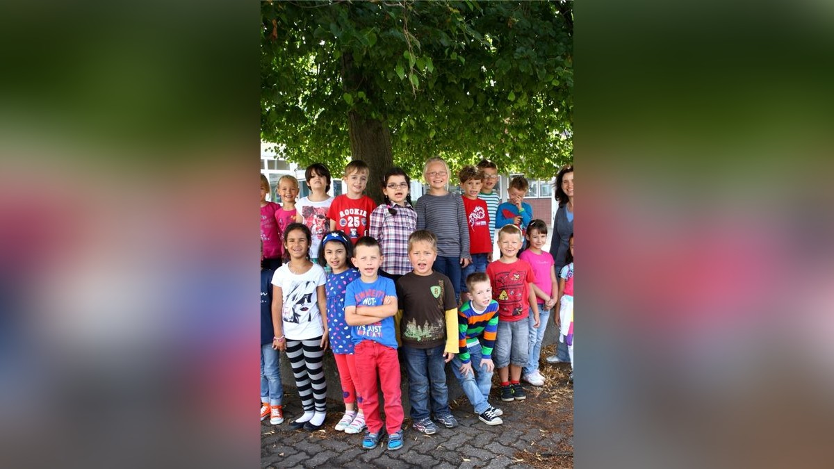 Die Erstklässler in der Stadt Salzgitter