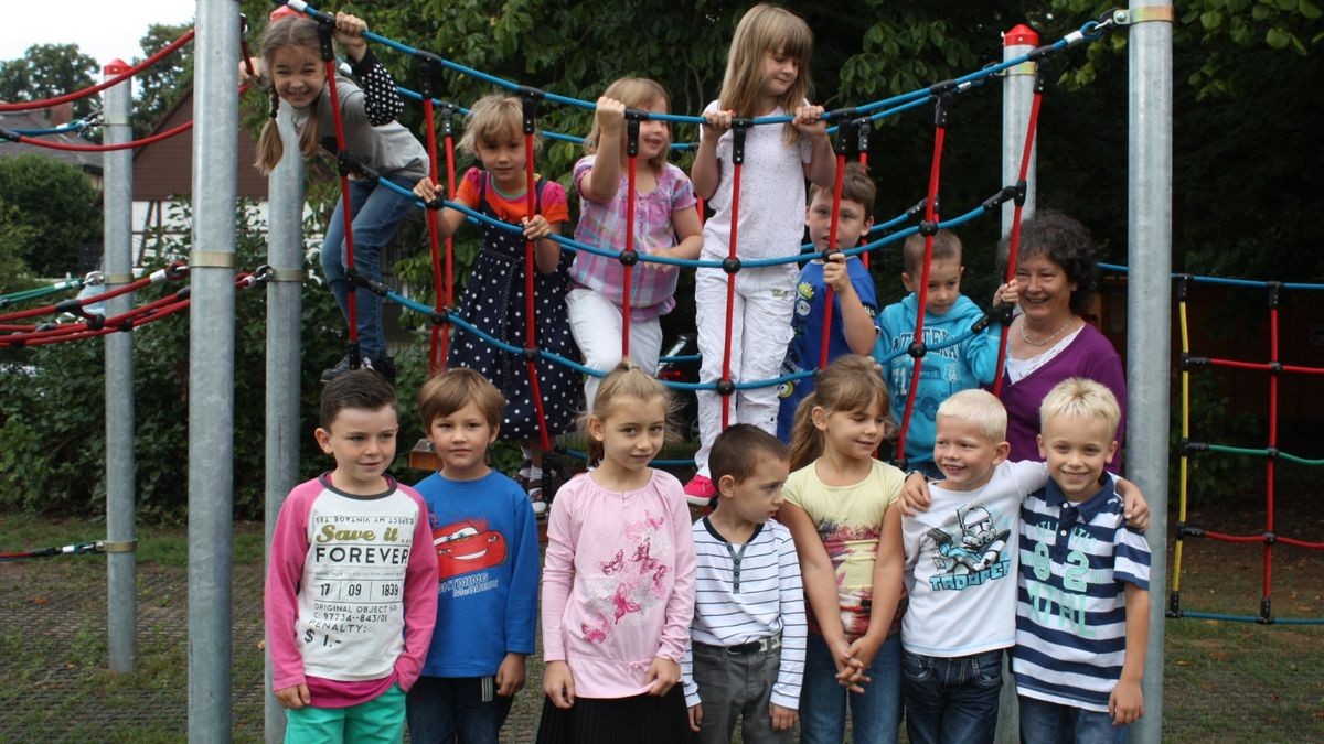 Die Erstklässler in der Stadt Salzgitter