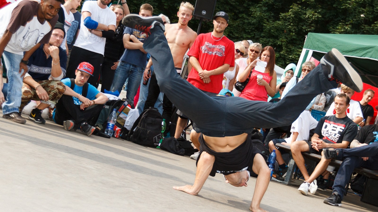 Breakdance-Wettbewerb im Prinzenpark