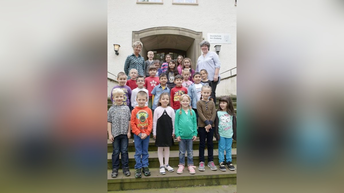 Die Erstklässler in der Stadt Salzgitter