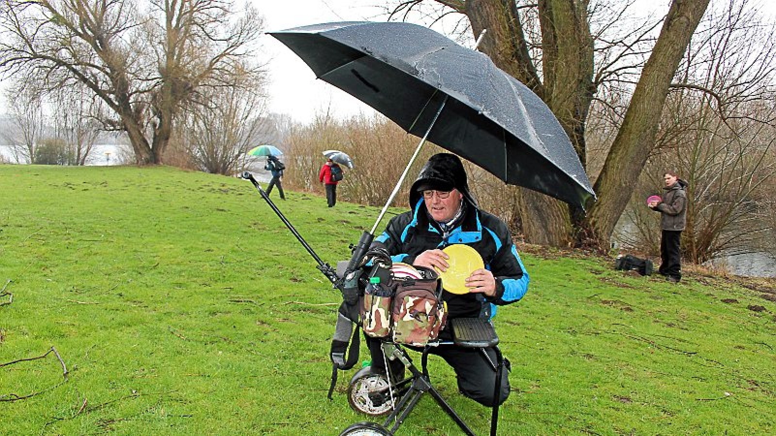 Disc-Golf im Regen