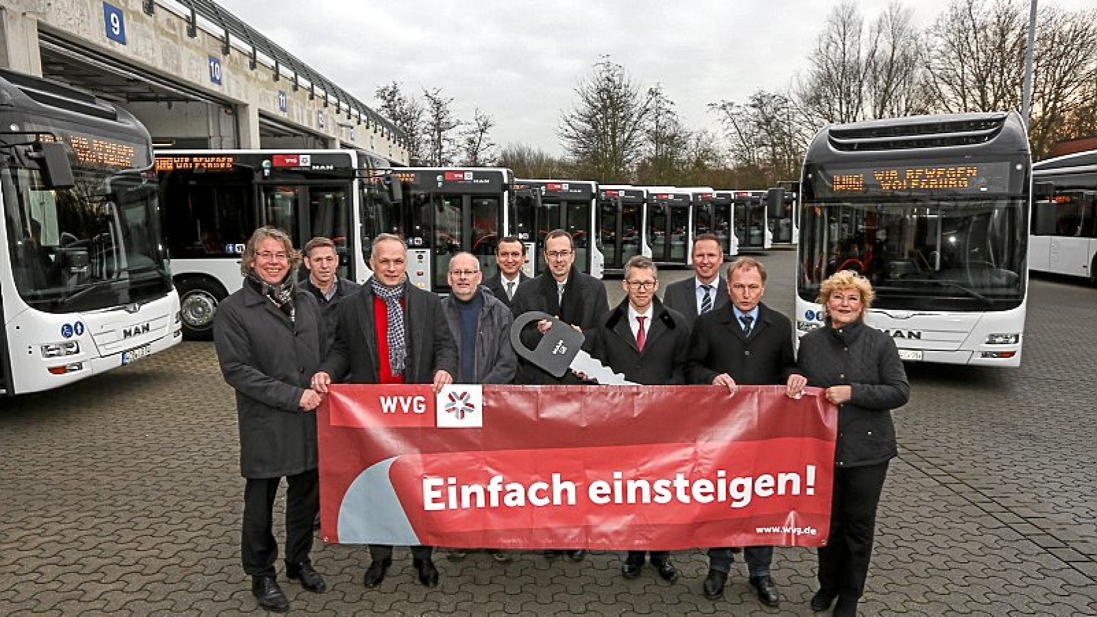 14 hochmoderne Busse für die WVG-Flotte