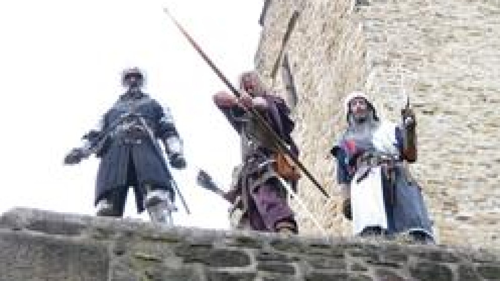 Ritter erobern die Burg