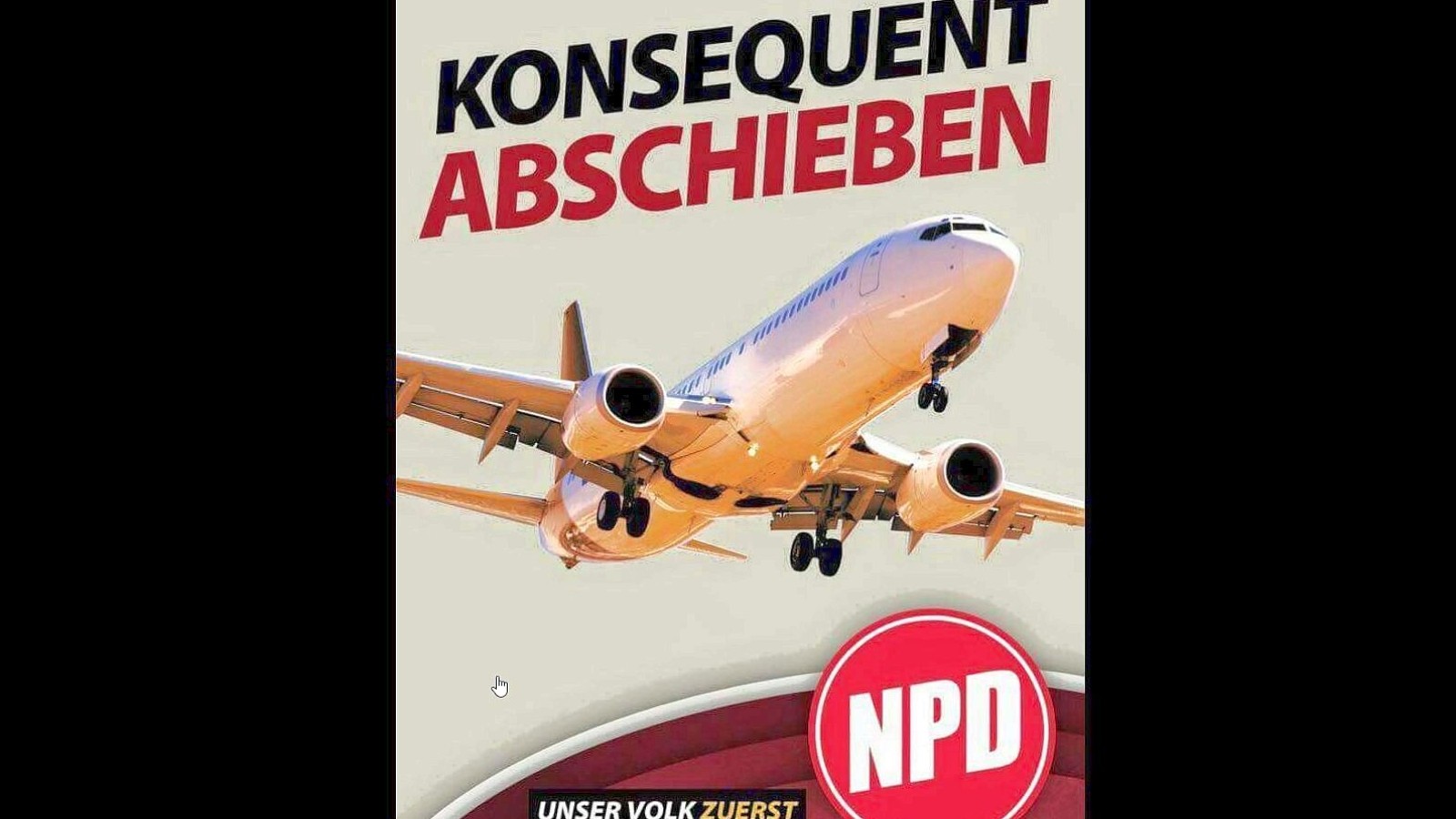 „Konsequent Abschieben“: NPD-Plakat wird zur Lachnummer
