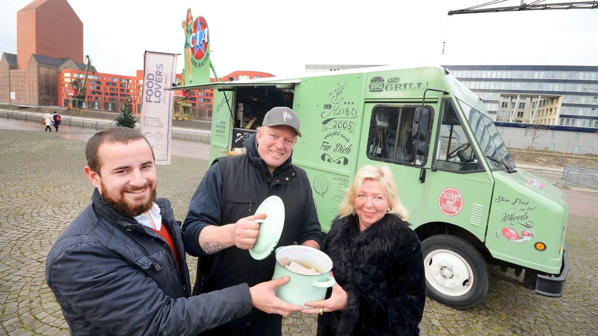 Street-Food-Markt lockt in den Duisburger Innenhafen