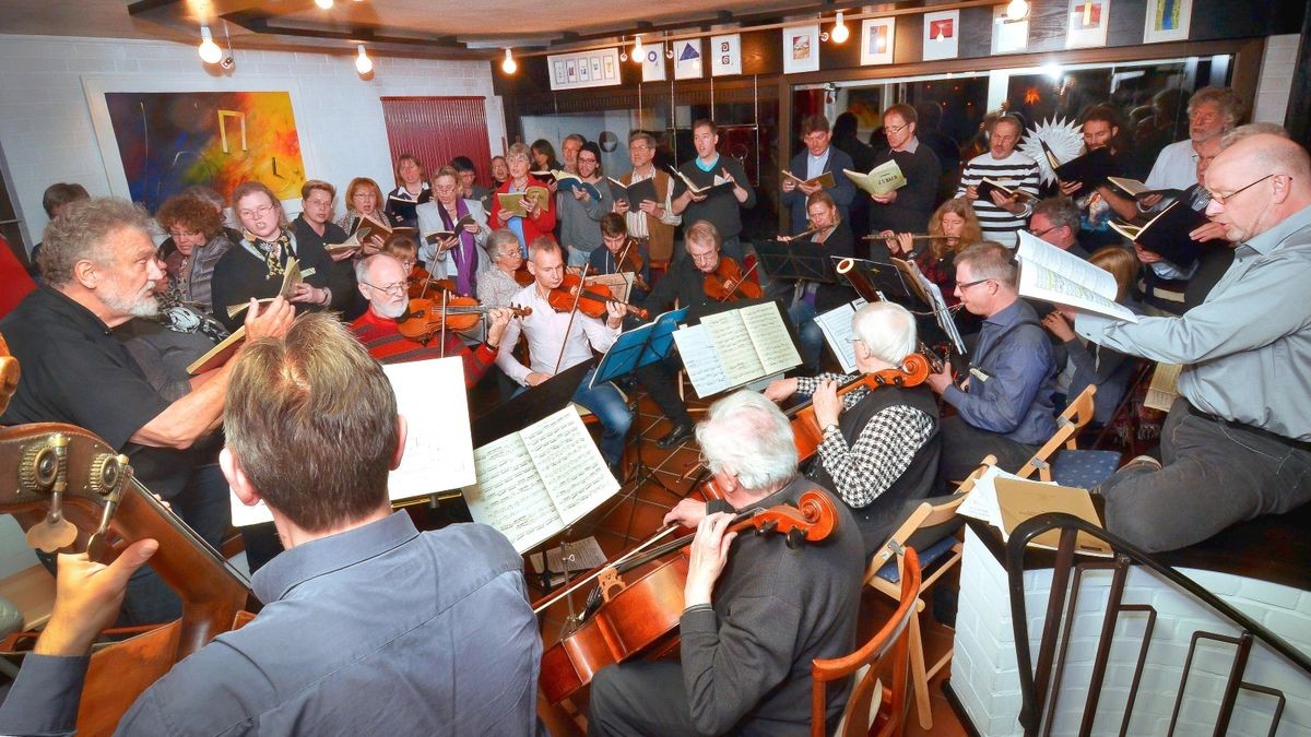 Bach mit Pauken und Trompeten im Oberhausener Wohnzimmer