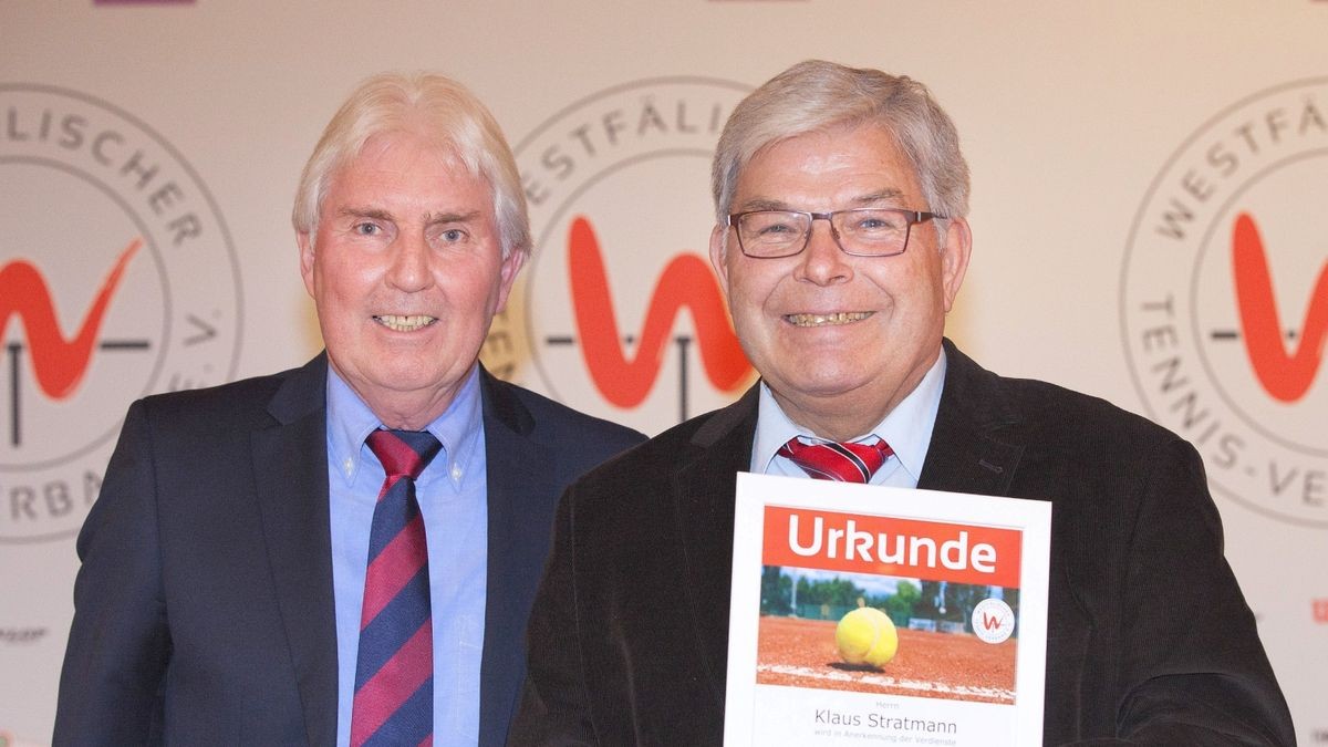 Westfälischer Tennis-Verband ehrt den Wittringer Stratmann