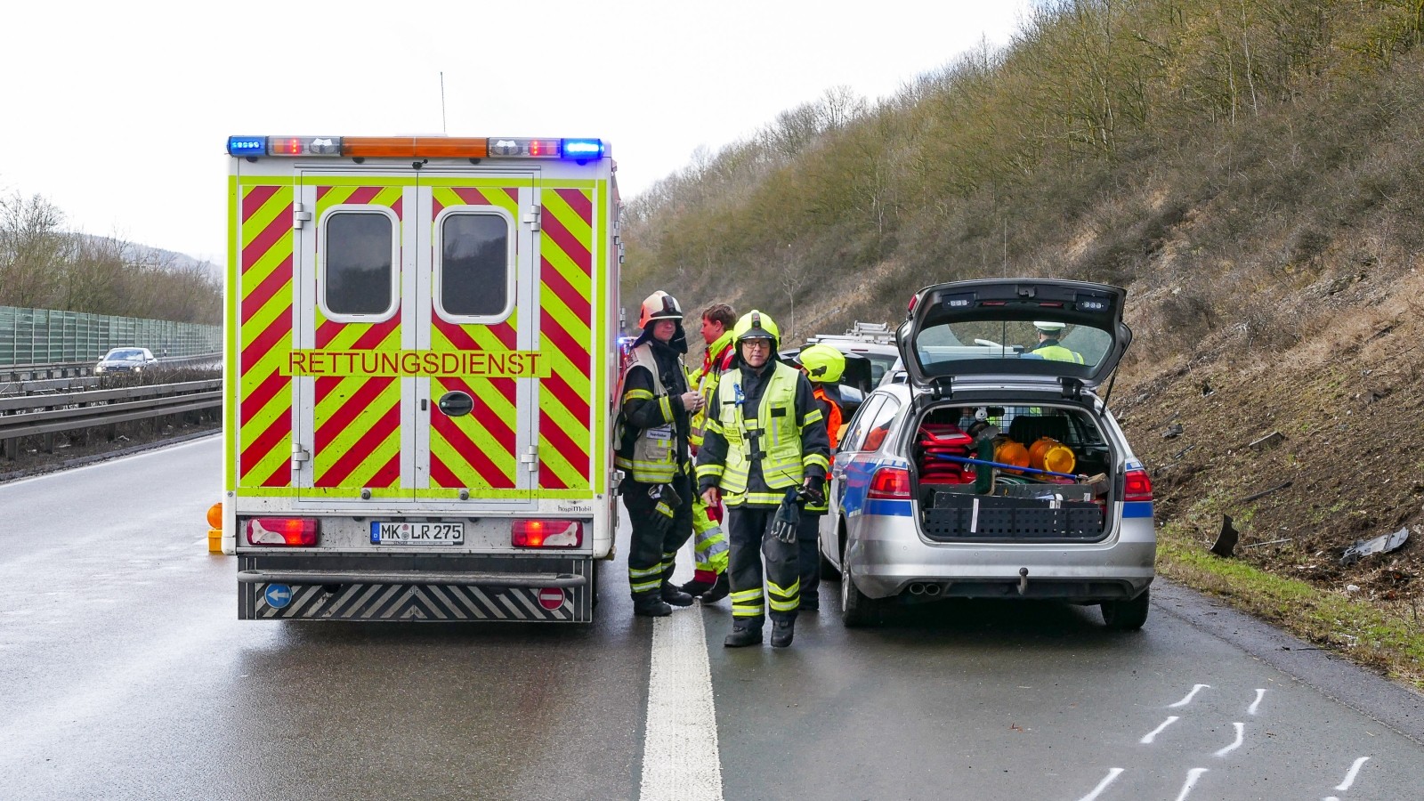 Tragischer Unfall auf der A46 bei Iserlohn