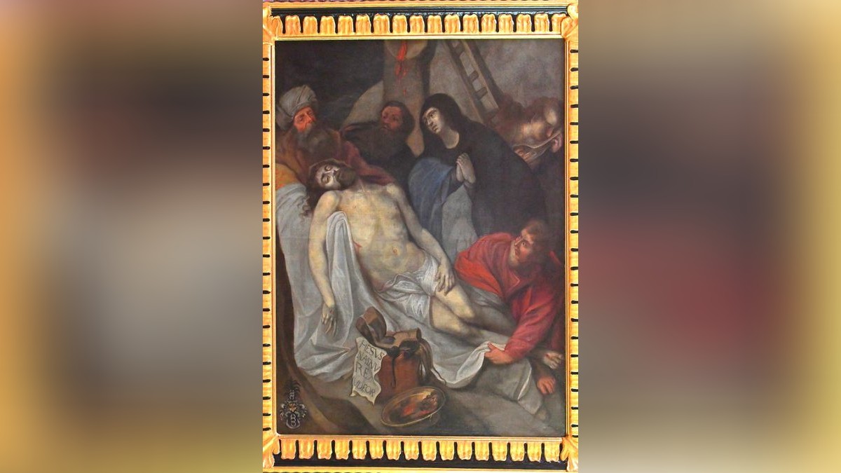 Barockes Ölgemälde der Kreuzabnahme Christi kehrt restauriert nach Bottrop zurück