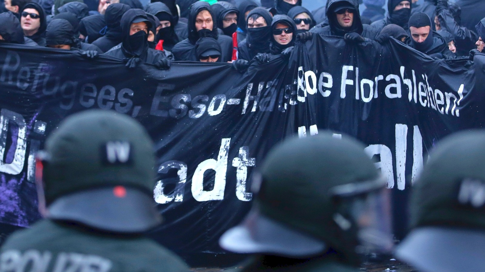 "Größter schwarzer Block, den es jemals gegeben hat"