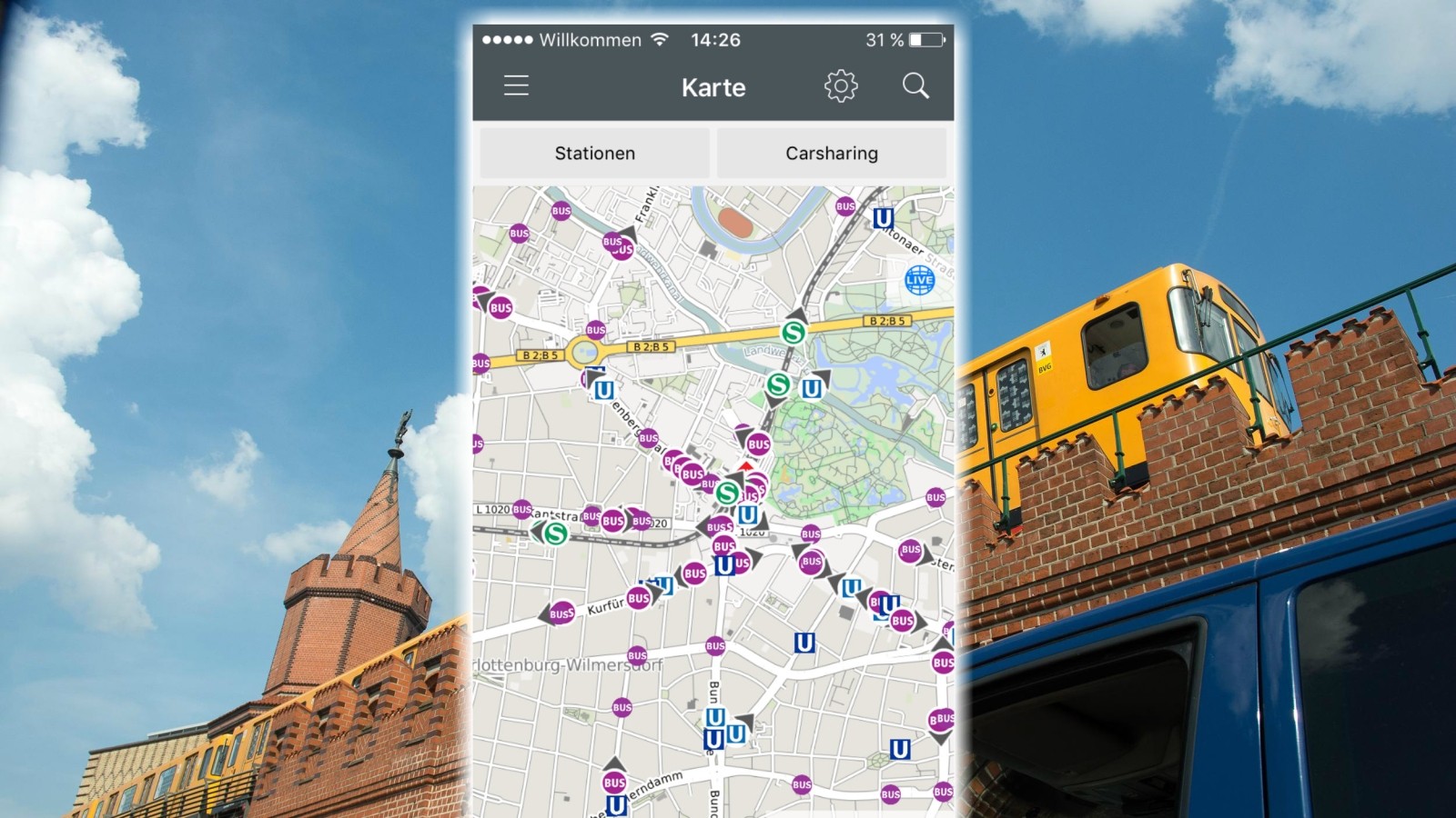 BVG-App zeigt jetzt den Berliner Nahverkehr in Echtzeit