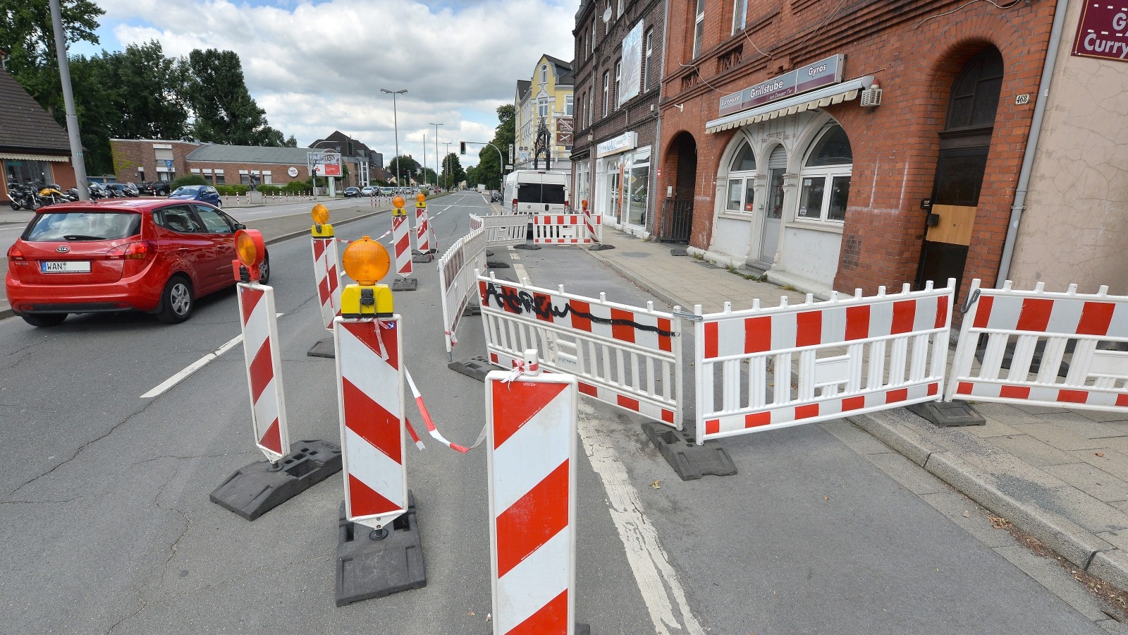 Anwohner kritisieren Absperrung auf der Dorstener Straße