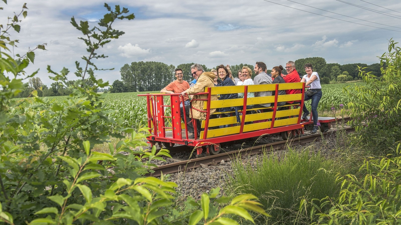 Mit der Draisine von Kleve nach Kranenburg strampeln