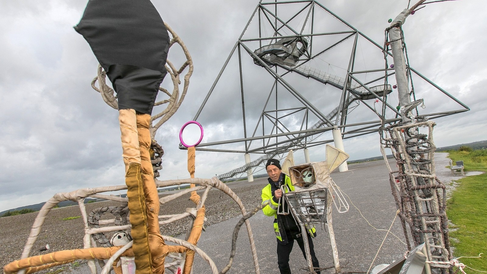 Fred Fischer ist ohne Aliens zurück auf der Halde in Bottrop