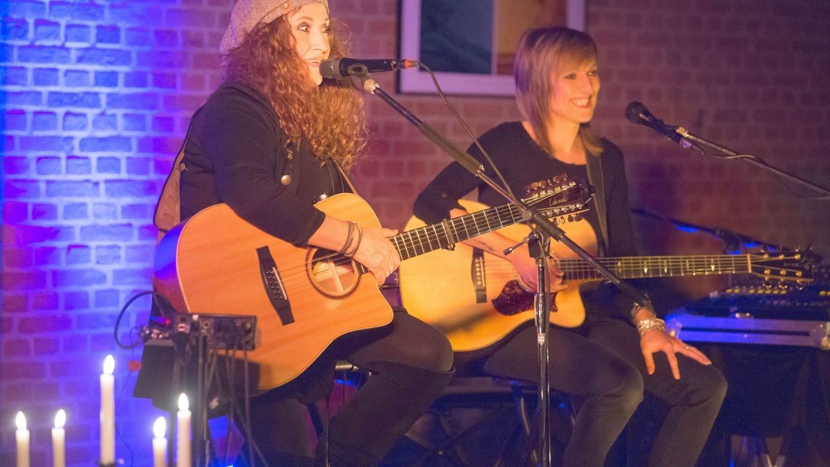Anne Haigis war bei ihrem Auftritt in Flüren in Höchstform