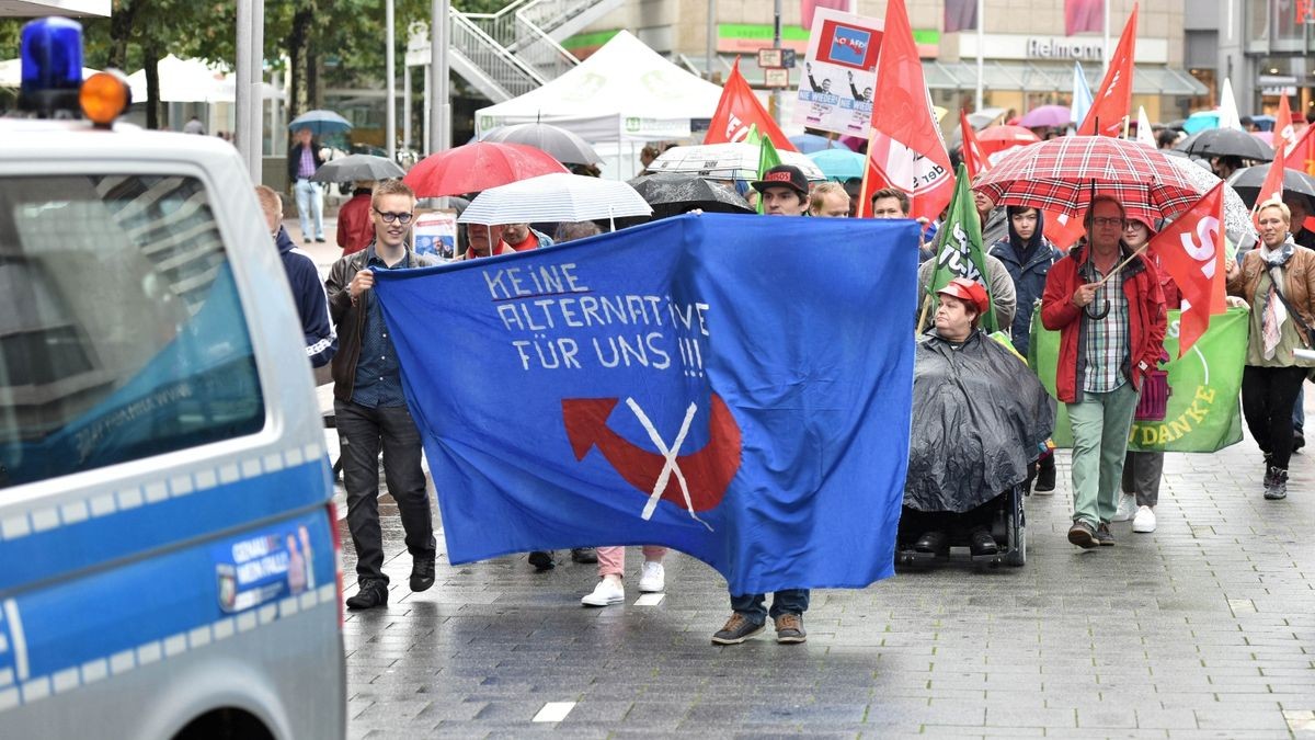 Demonstration gegen AfD