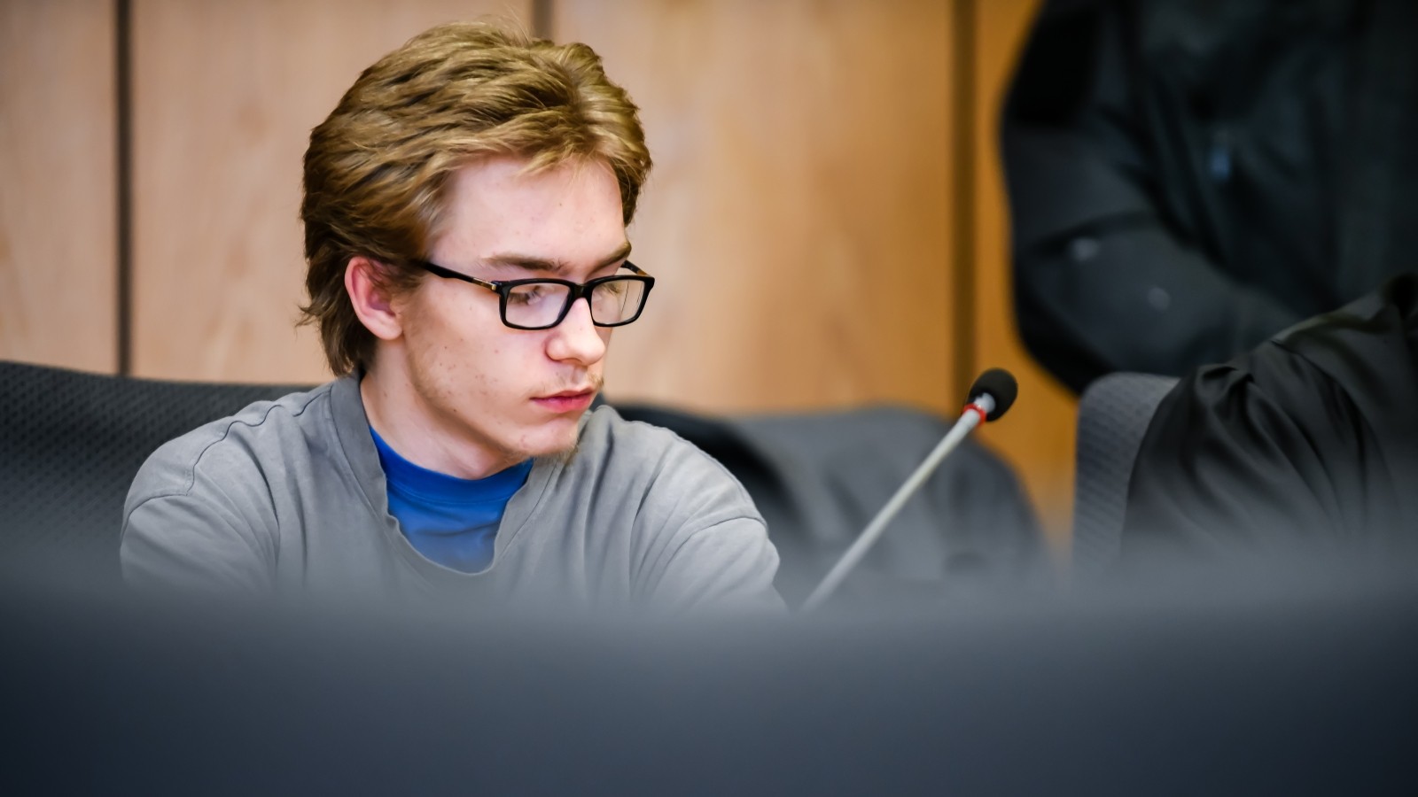 Marcel Heße schlüpfte in die Rolle des zweiten Opfers