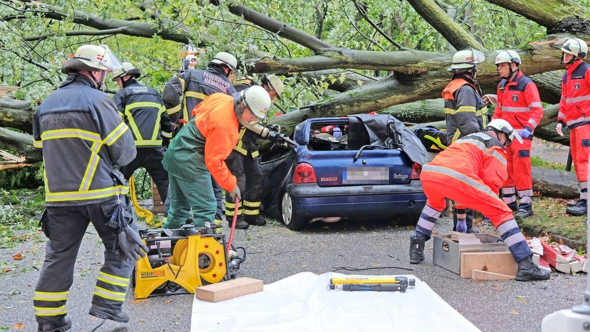 „Xavier“ bringt Chaos – Baum erschlägt Frau in Auto