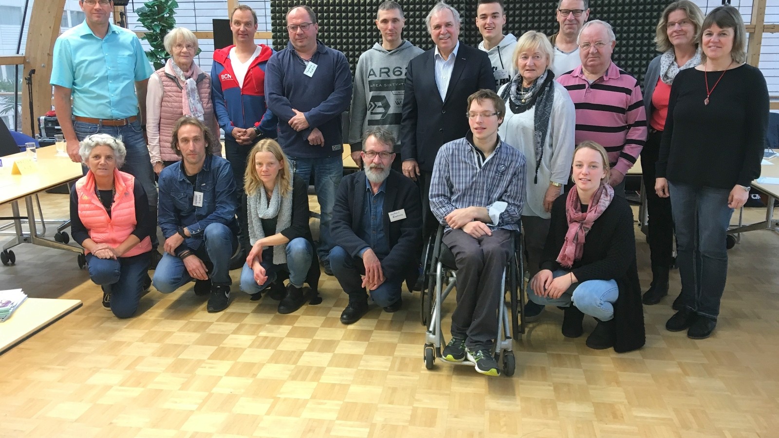 Peter Piasecki drückt die Daumen aus einer neuen Perspektive