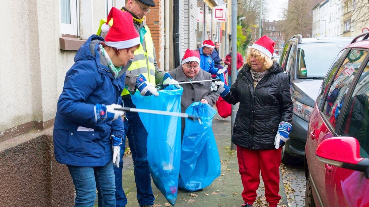 Bürger beteiligten sich an Müll-Sammelaktion in Wanne-Süd