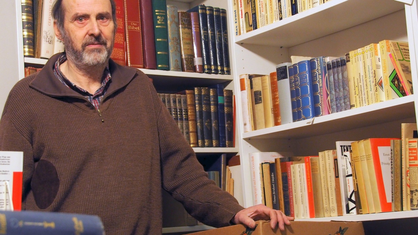 Helmut van Bebber schließt sein Antiquariat in Kleve