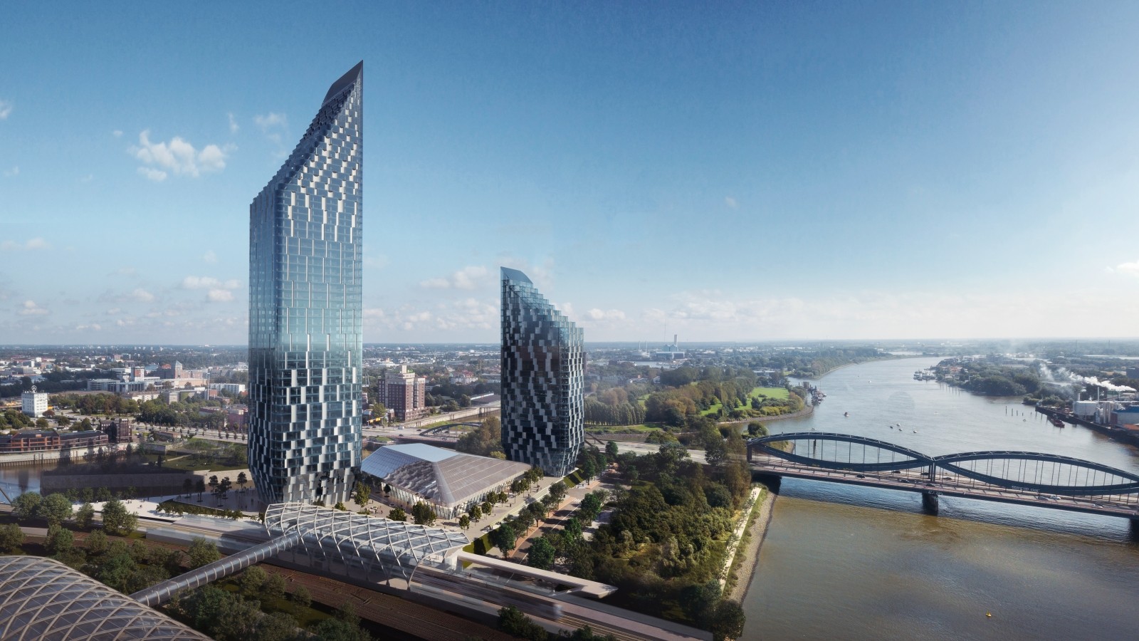 Die Entwürfe zum ElbTower