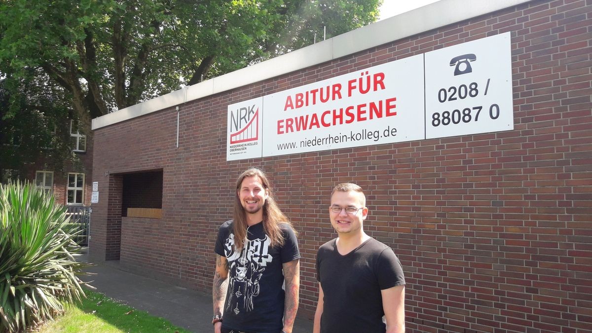 Pascal Liedtke und Tristan Schmidt holen ihr Abitur nach