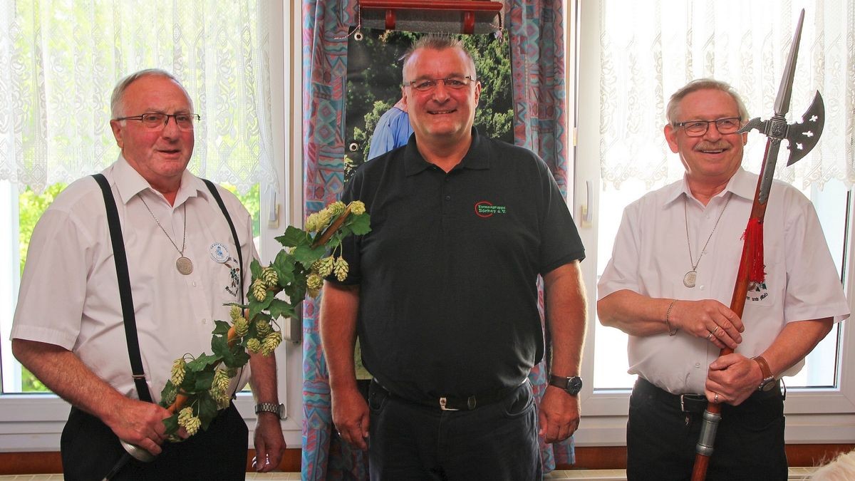 Der neue Ritter Dietmar Kreßmann hat einen Lauf