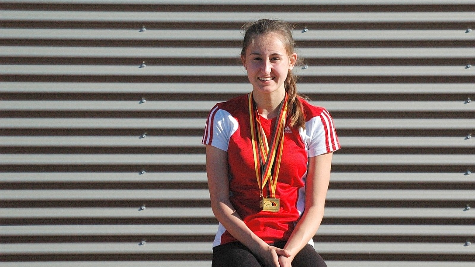 Nele Moos von Eintracht Duisburg läuft deutschen Rekord