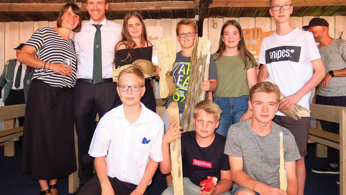 Neues Schützenkönigspaar: Pascal Bikar und Lena Haas-Möldner