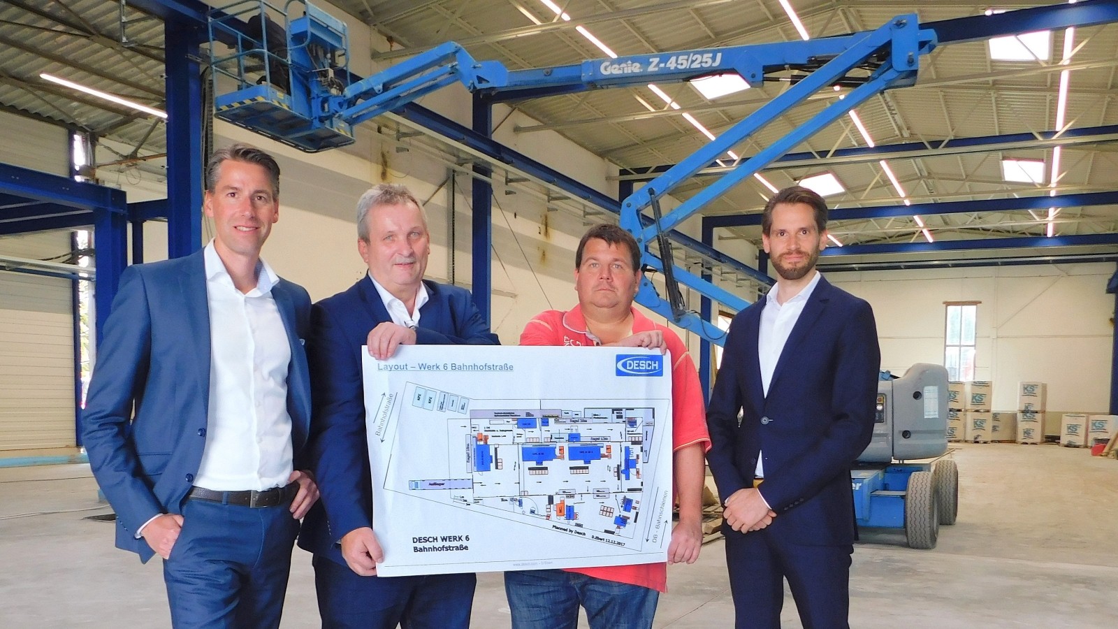 Firma Desch erweitert Werk in Hüsten