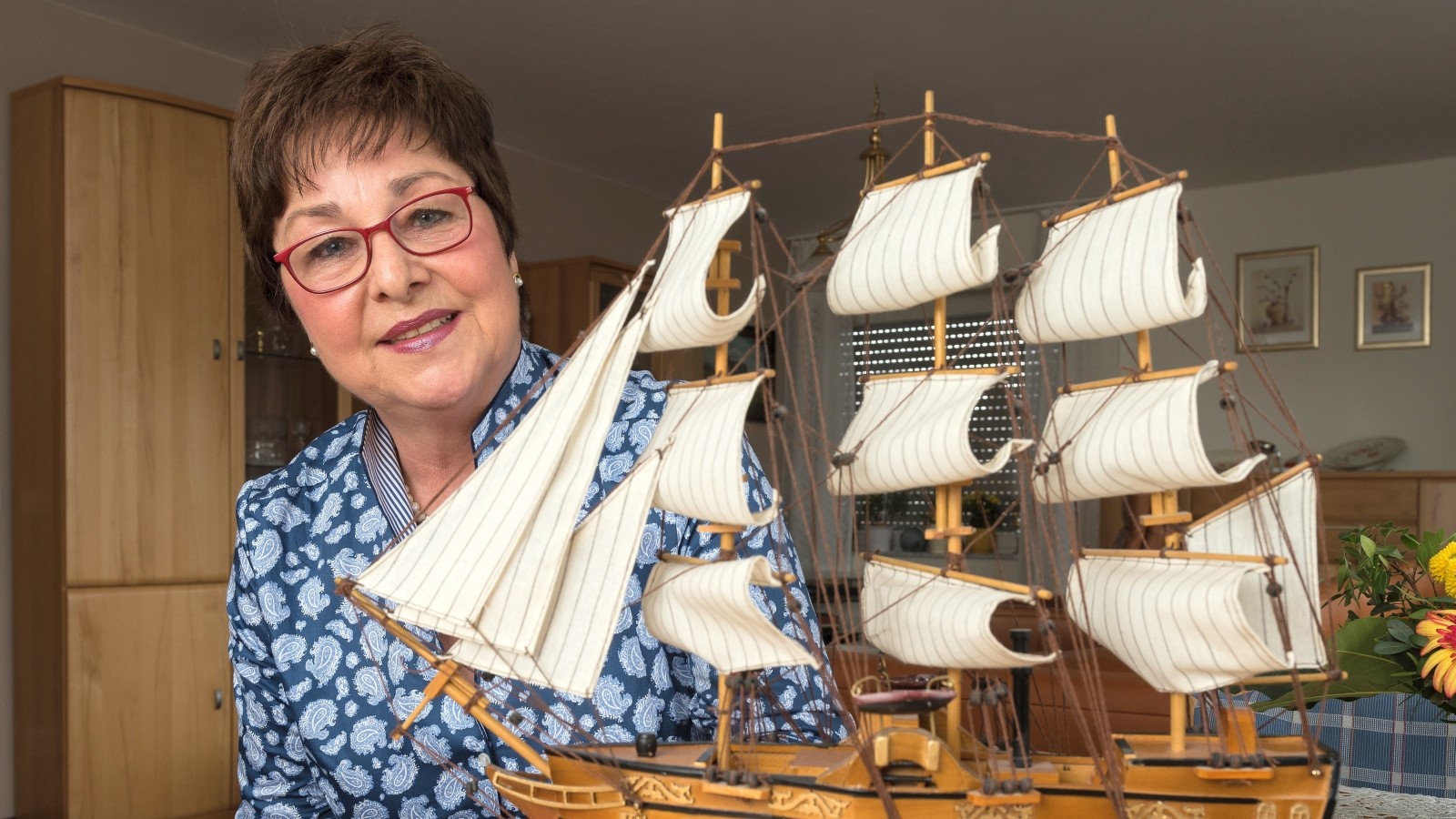 Marion Rhode, die Frau an der Spitze der Marinekameradschaft